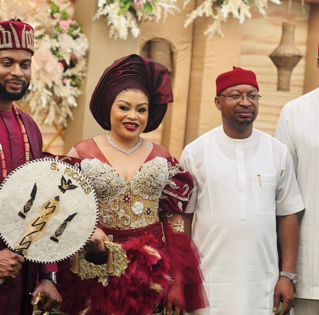 Actress Nkiru Sylvanus ties knot with lover in Traditional Wedding [photos/video]